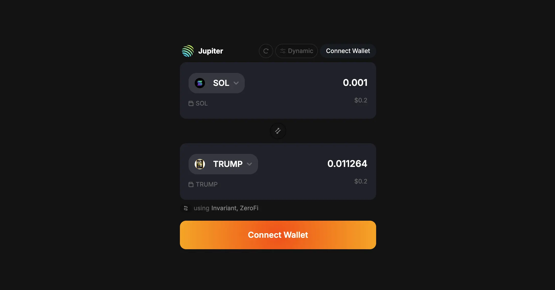 Jupiter Swap Integration • Framer Component • Bachoff Studio • Web Design and Development ...